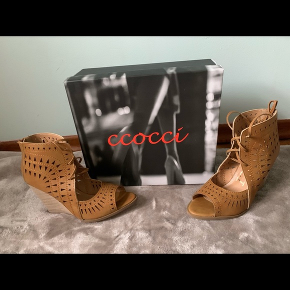CCOCCI | Shoes | Chestnuttan Wedge Sandals Nwt | Poshmark